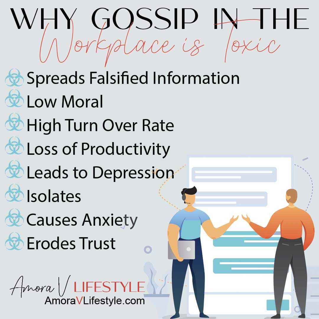 Why Gossip in the Workplace is so Toxic - Amora V LIfestyle